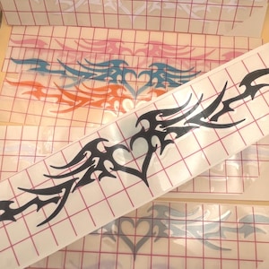 Bumper Sticker / Car Tramp Stamp / Y2K / Heart / Wings / Gothic / Vinyl ...