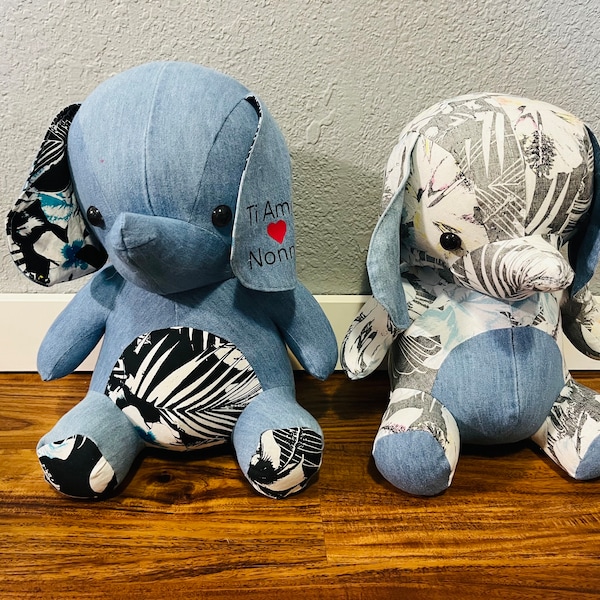 Memory Animals Made With Loved Ones Clothing - Etsy