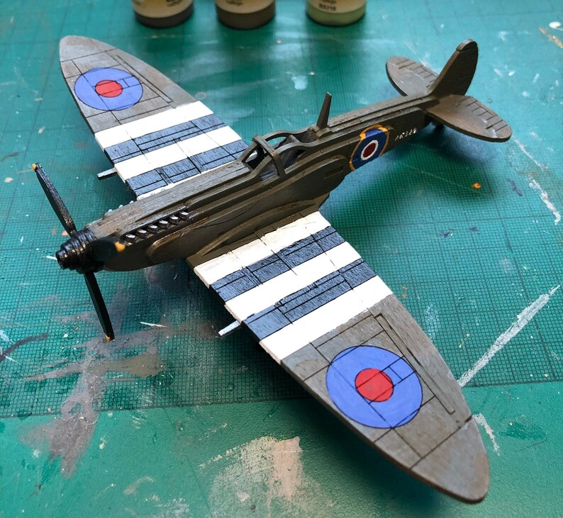 Supermarine Spitfire Model Kit | Etsy