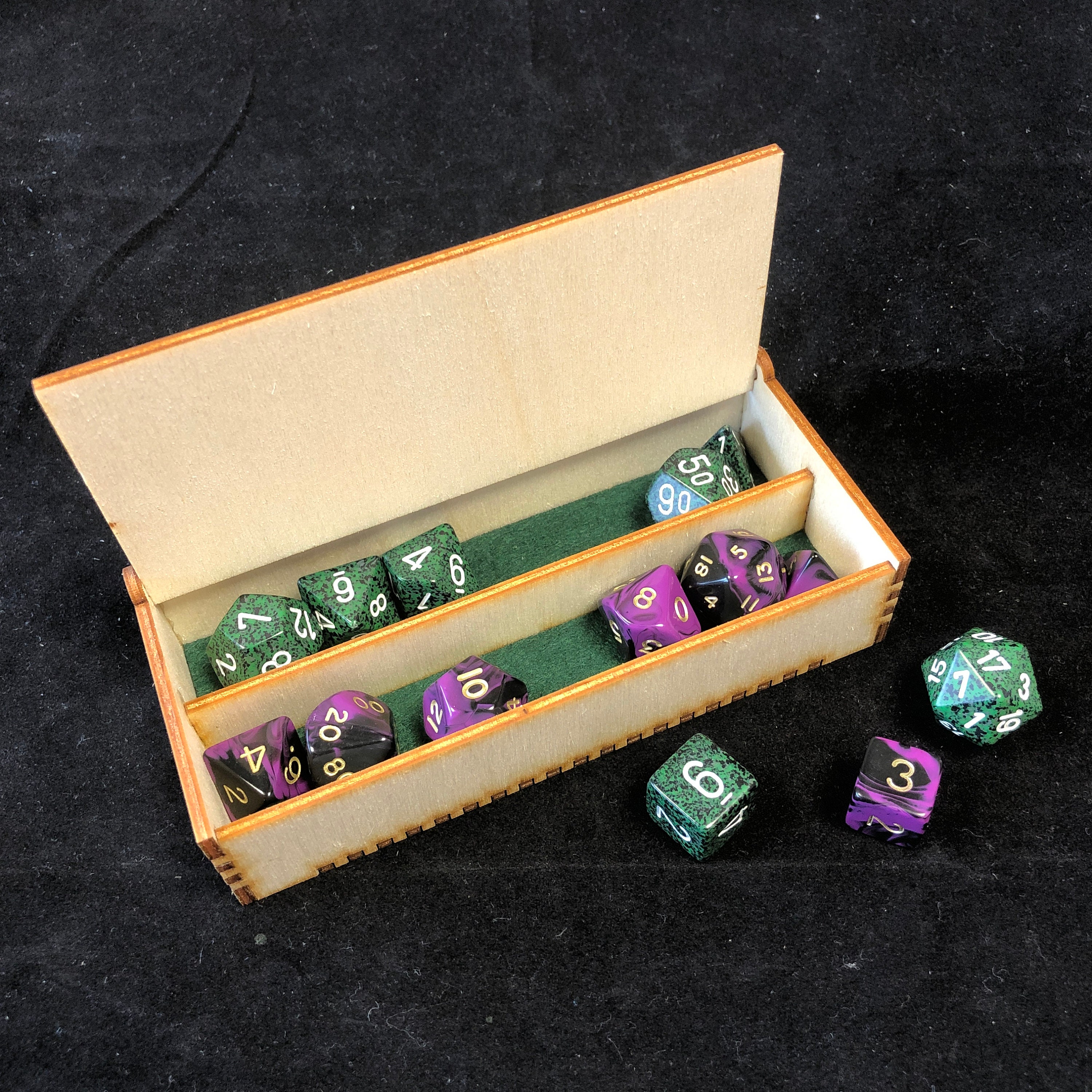 Rbcbasics D&D Double Line Dice Box - Etsy
