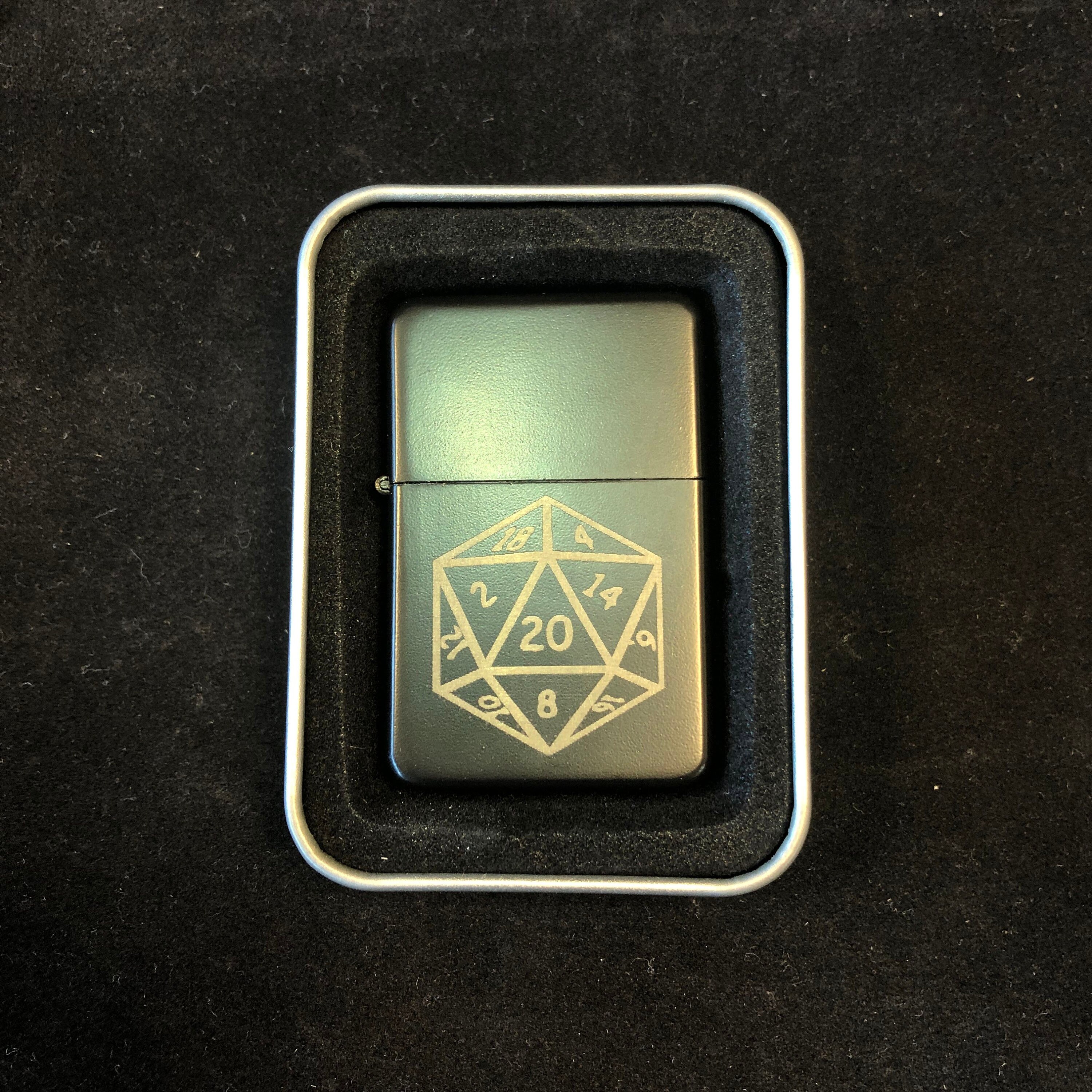 D20, Dungeons and Dragons Laser Engraved Lighter - Etsy