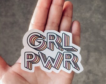 Grl Pwr Sticker - Etsy