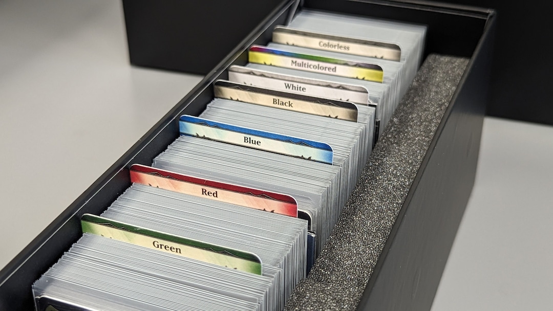 Mana Colours Set - Magic the Gathering Dividers / Organizer Cards ...