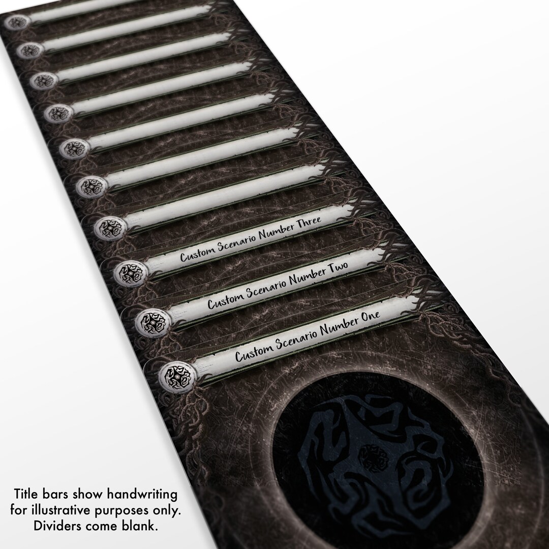 Custom Scenario Set - Arkham Horror Dividers - 10pcs - Etsy