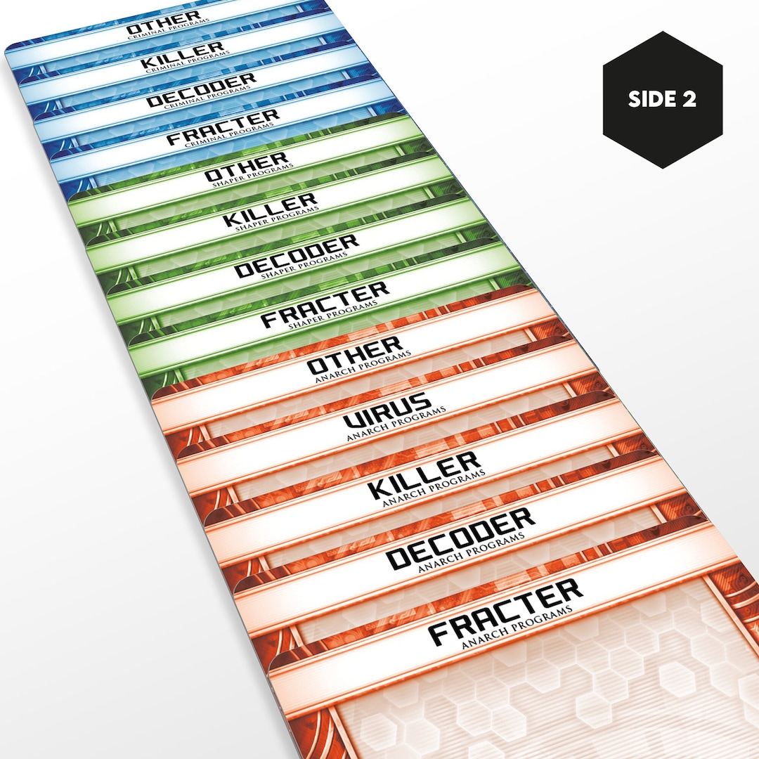 Programs Set - Netrunner Dividers - Etsy