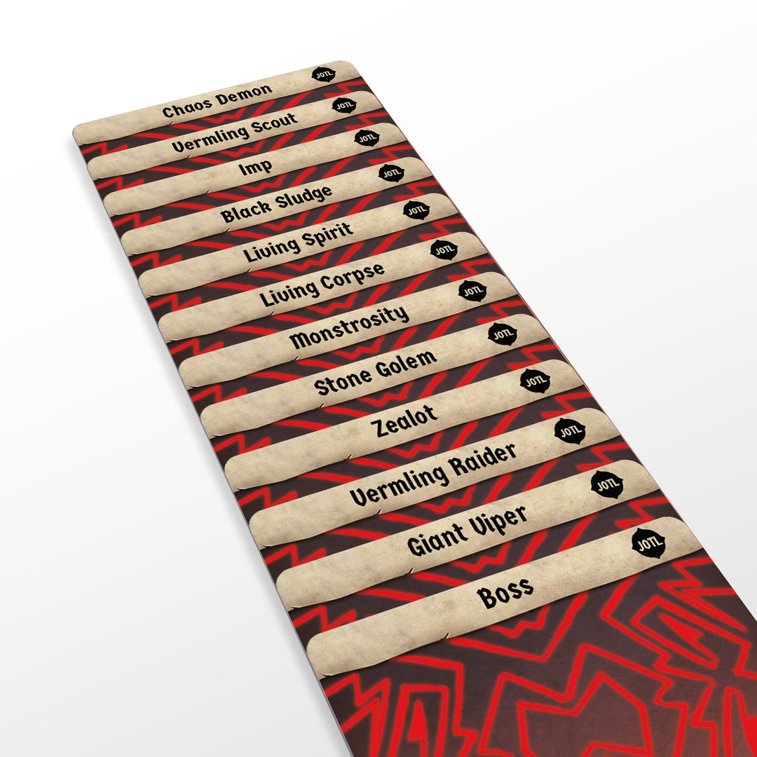 Jaws of the Lion - Monster Cards Divider Set - 12pcs - Etsy