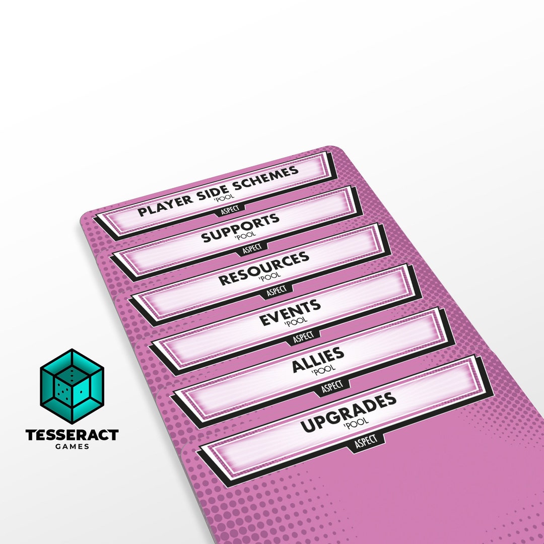 Pool 'INITIATE' Set - Player / Aspect Cards - Marvel Champions - Etsy