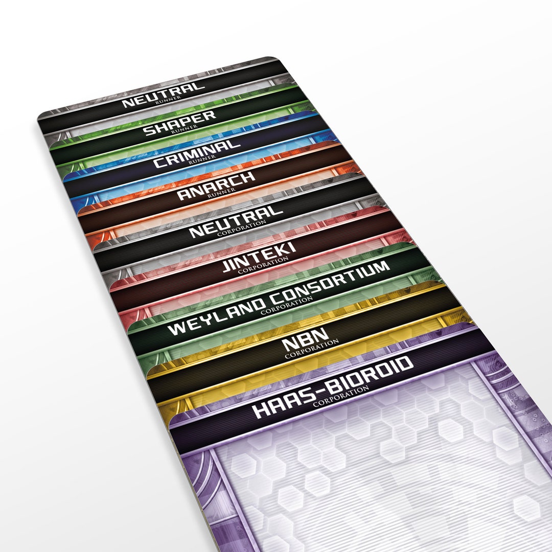 Faction Set - Netrunner Dividers - Etsy