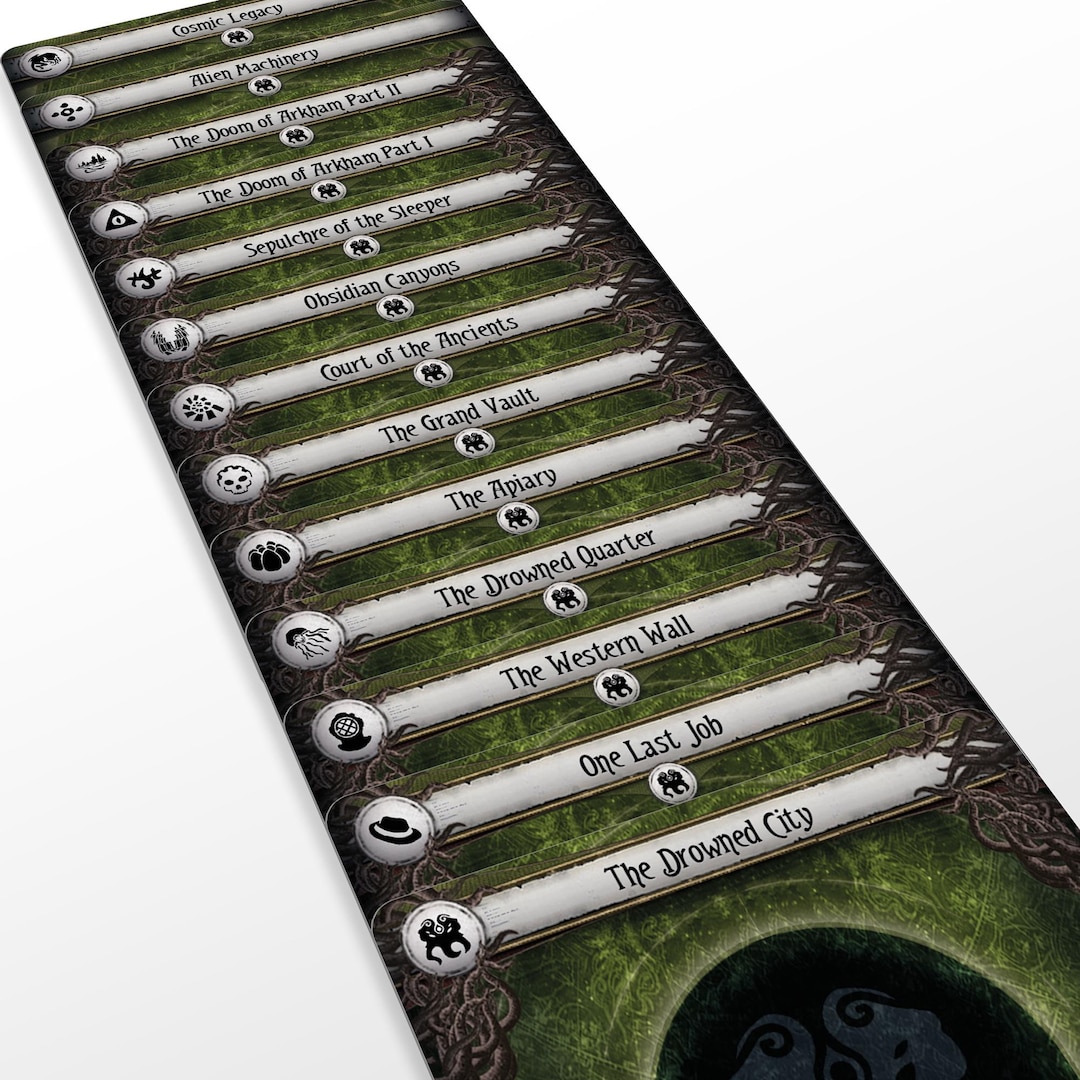 The Drowned City - Arkham Horror Dividers - 26 Pcs - Etsy