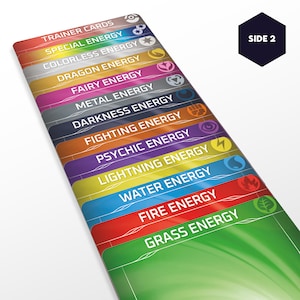 Energy & Types Set - Pokemon TCG Dividers - 13pcs - Etsy