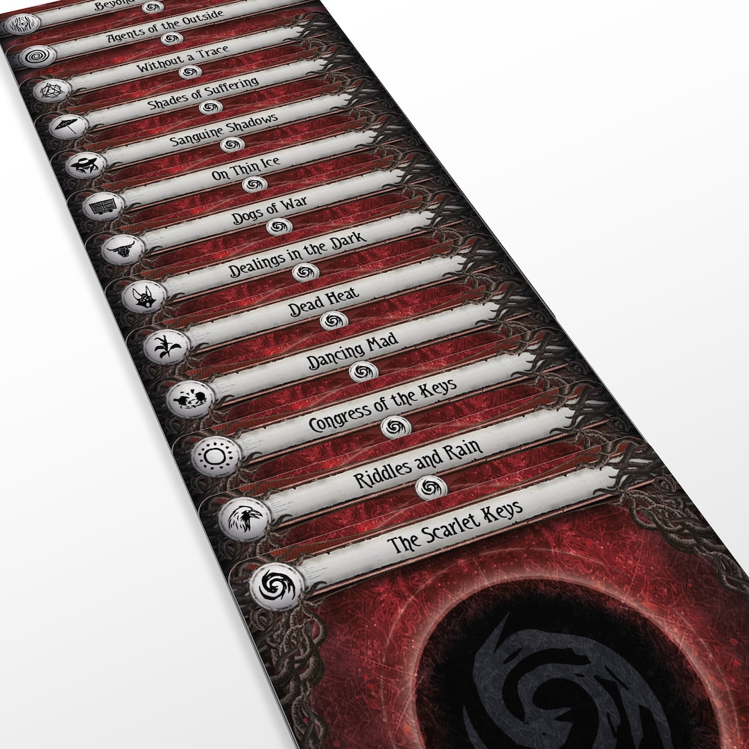 The Scarlet Keys - Arkham Horror Dividers - 28 Pcs - Etsy