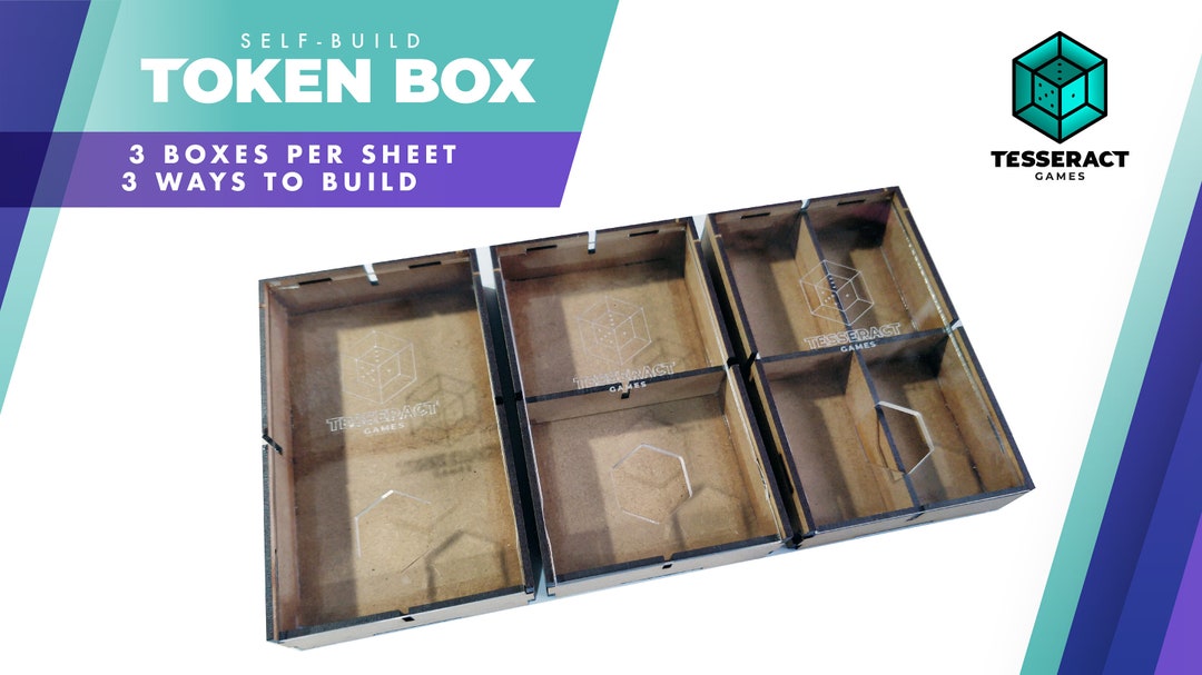 The Infinity Box Self-build Token Storage Box X3 - Etsy