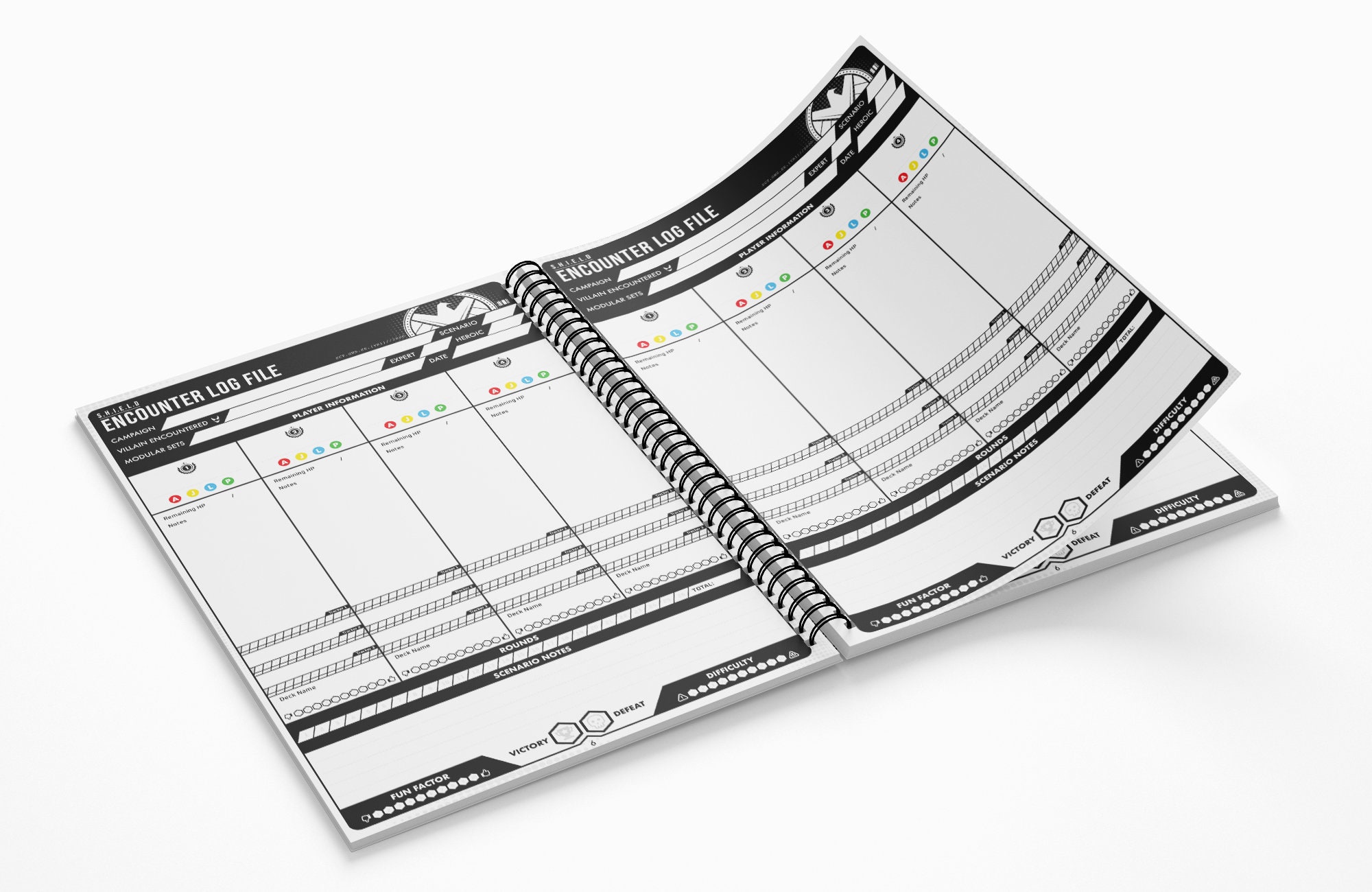 Marvel Champions Campaign Log Book the Encounter Files - Etsy