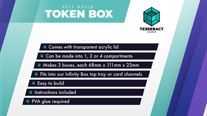 The Infinity Box Self-build Token Storage Box X3 - Etsy