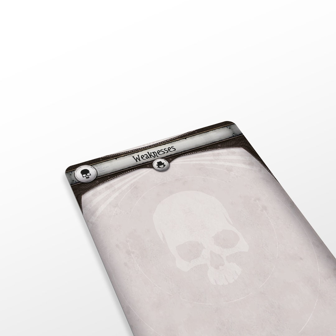Weakness Dividers - Arkham Horror Dividers - 1pcs - Etsy
