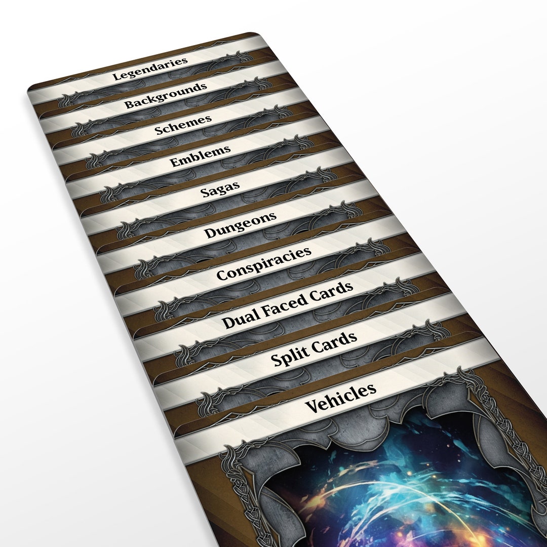 Magic the Gathering Dividers Organizer Cards - Sorcerer Booster Set ...