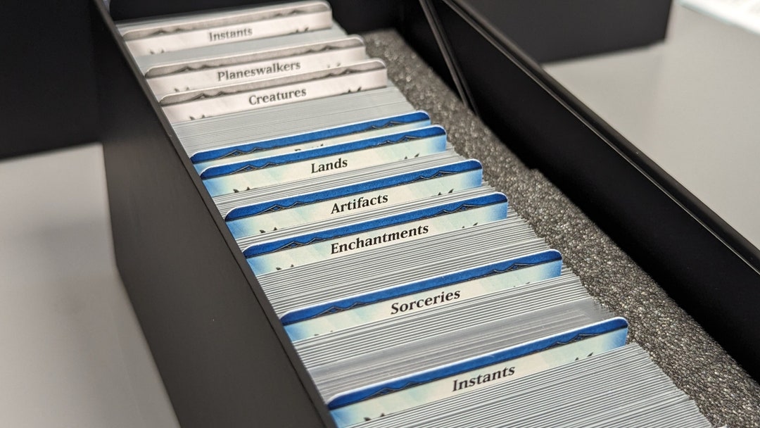 Magic the Gathering Organizer Cards: 57 Cards for Organizing MTG ...