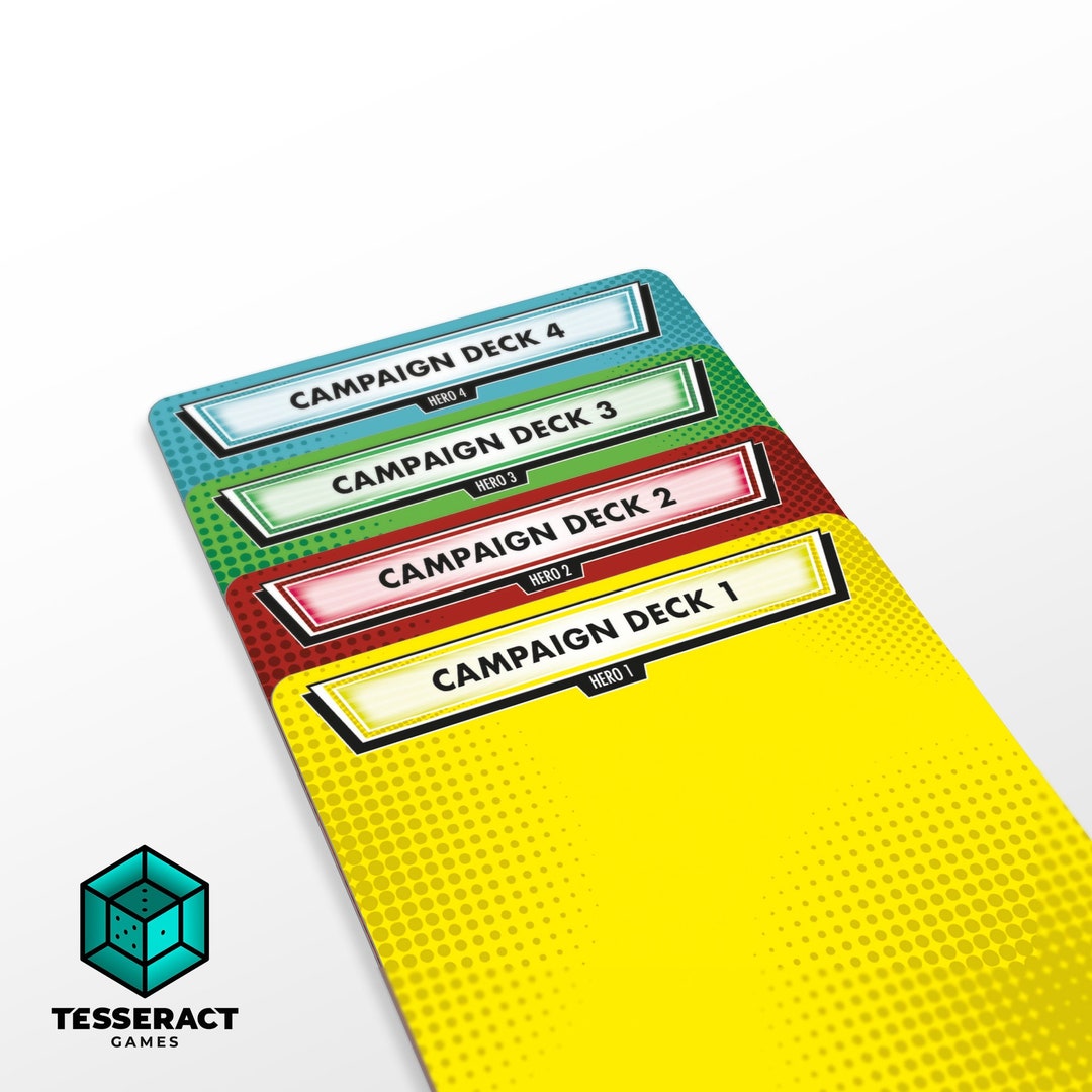 Current Campaign Deck Set - Marvel Champions Dividers - 12pcs - Etsy