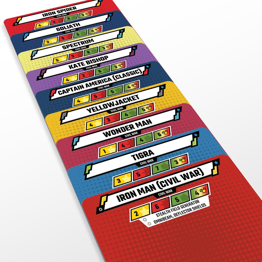 Civil War Multiverse Marvel United Dividers - Etsy