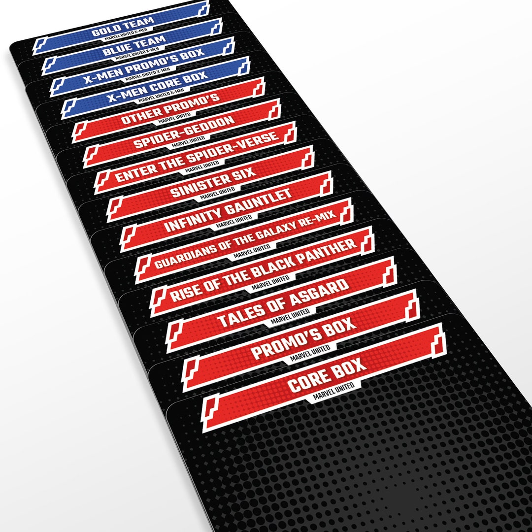 Expansion Names - Multiverse - Marvel United Dividers - Etsy