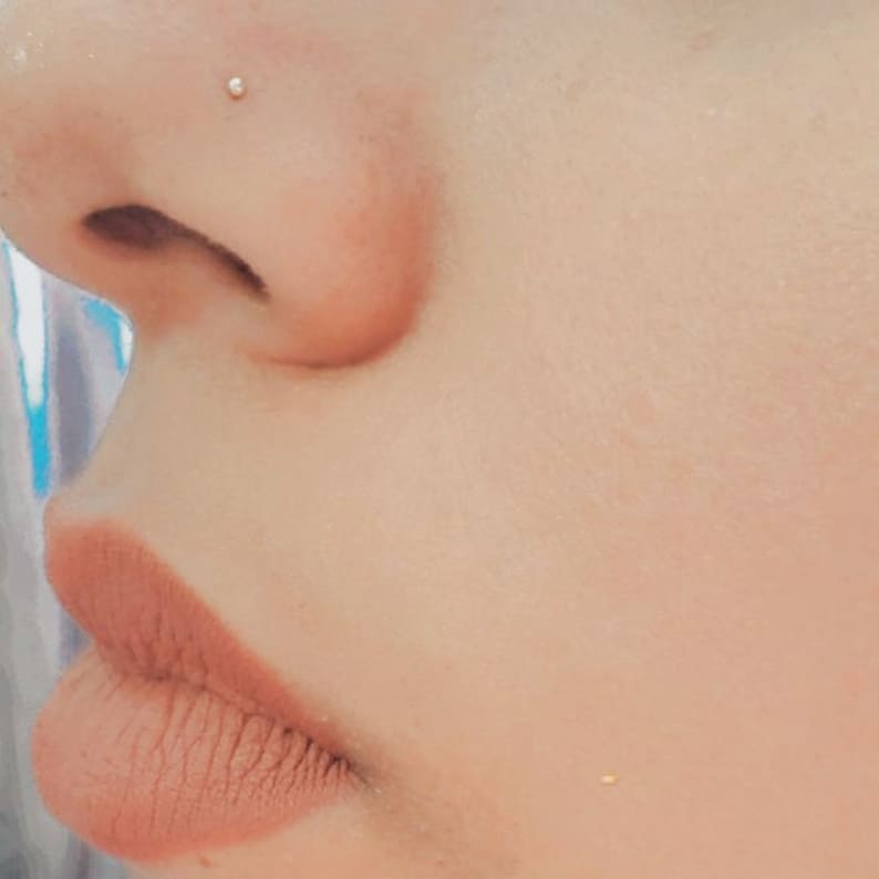 Tiny 1mm Ball Nose Stud, 925 Sterling Silver Nose Stud, Nose Piercing ...