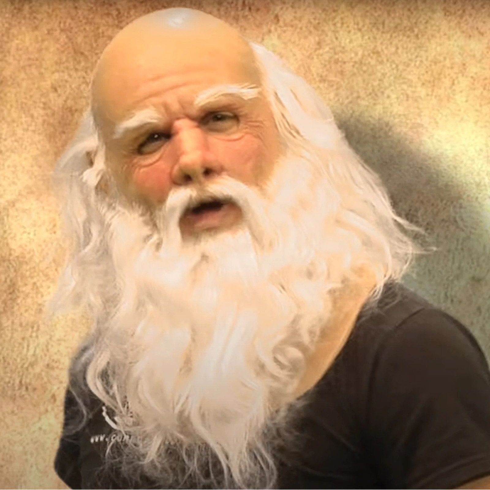 Halloween Old Man Mask Creepy Wrinkle Face Mask Halloween Etsy
