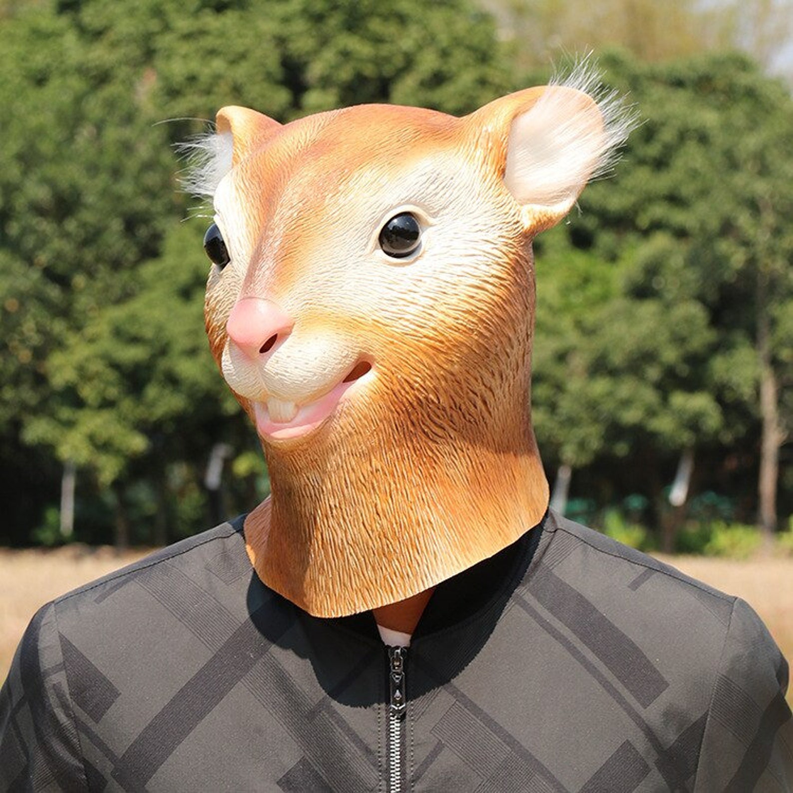 Latex Squirrel Mask Halloween Animal Mask Cosplay Masquerade | Etsy