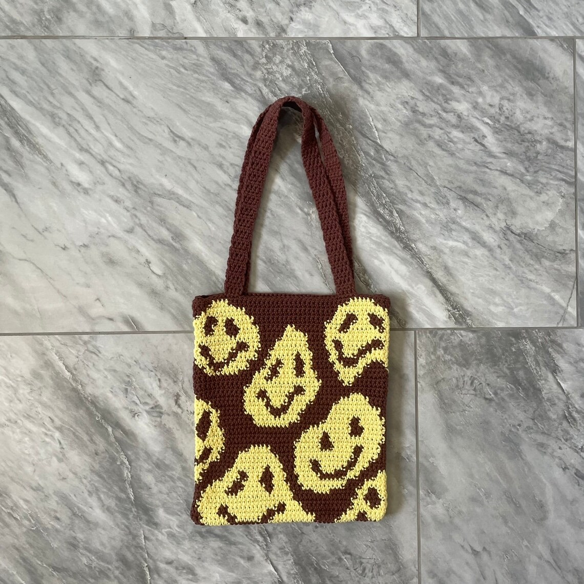 SMILEY BAG PATTERN pdf Only Crochet Pattern - Etsy