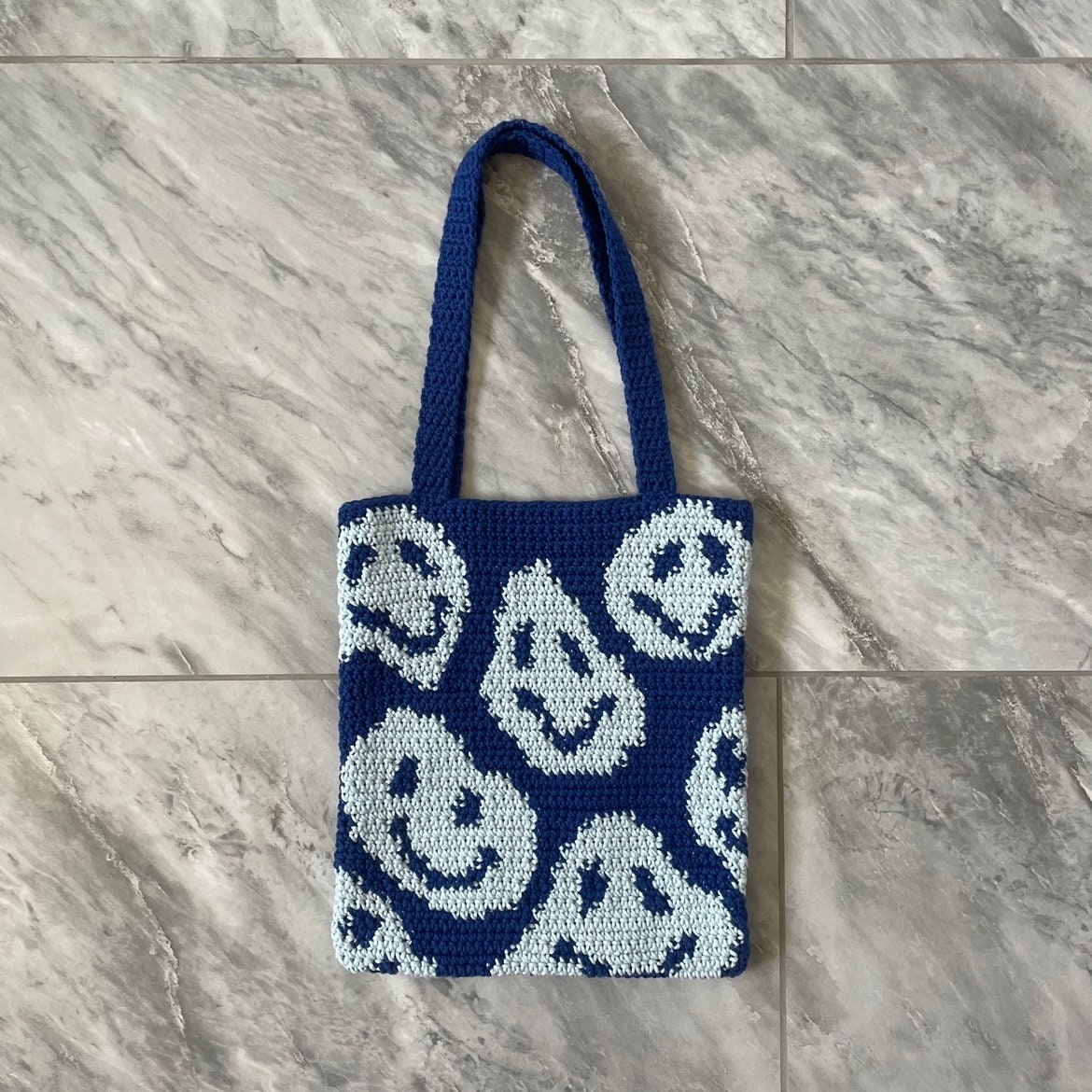 SMILEY BAG - Hand-crocheted Bag - Etsy
