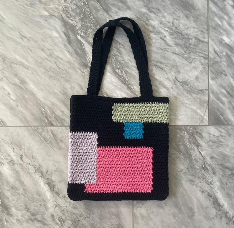 SHAPES BAG PATTERN - !pdf Only! Crochet Pattern - Etsy