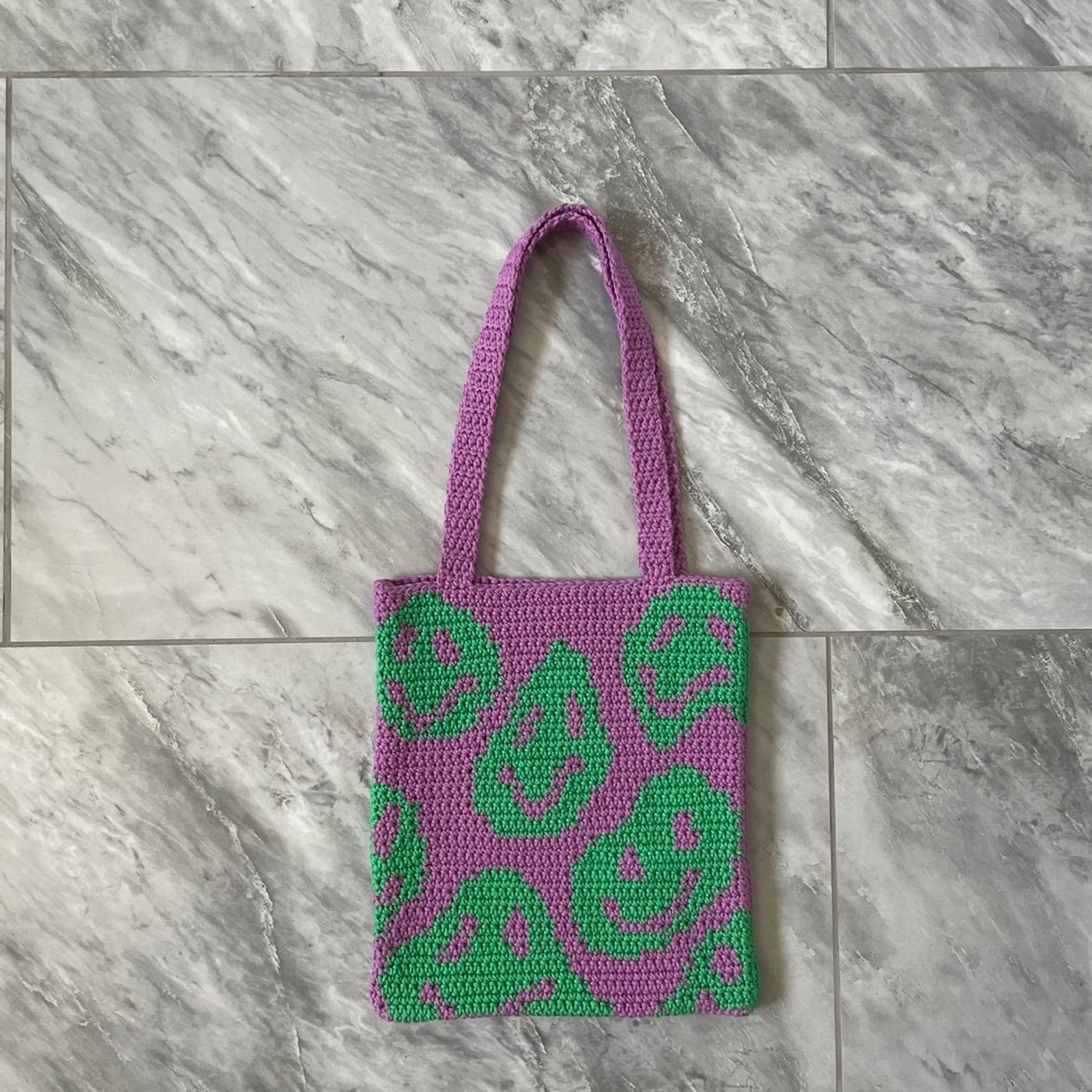 SMILEY BAG PATTERN pdf Only Crochet Pattern - Etsy