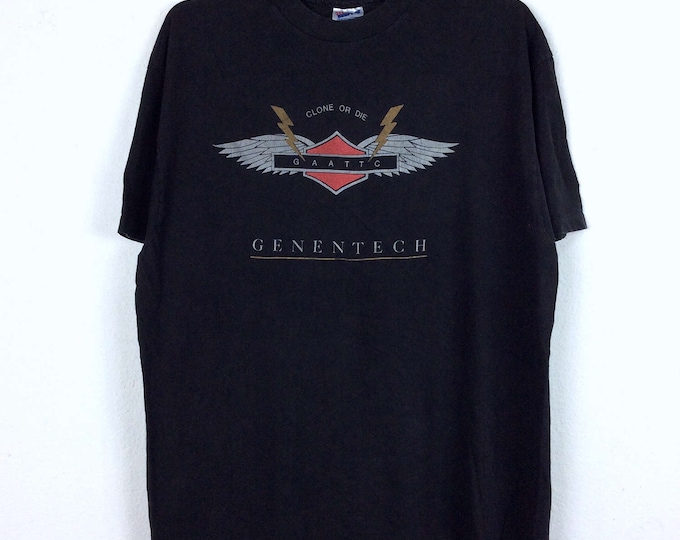 Vintage 90s Genentech Clone or Die T-shirt GAATTC Biotech DNA ...