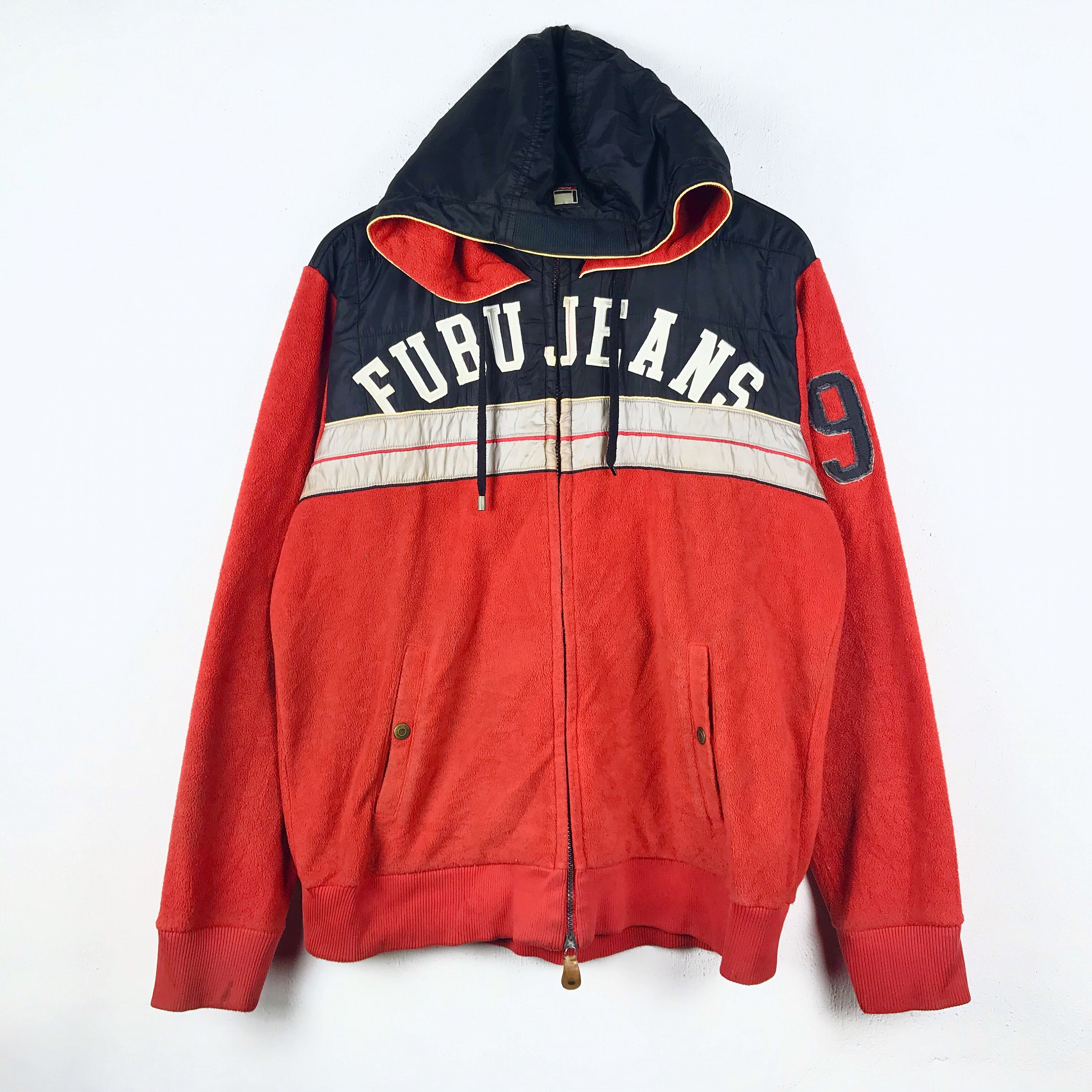 Vintage Fubu Fleece Fubu Collection Jacket Sweater Big Logo Spellout / Fubu Platinum / Fubu ...