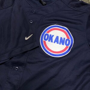 Vintage Nike Jersey Baseball Nike Baseball Jersey Patches Logo XL Size ...