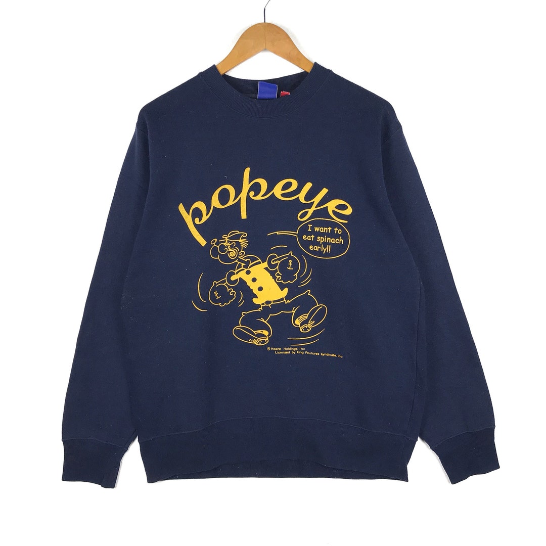 Vintage 90 Popeye Sweatshirt the Sailor Man T-shirt Vintage Popeye ...