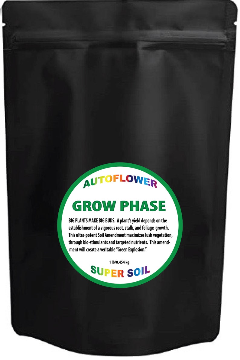 SUPER SOIL! Autoflower Concentrate -- Grow Phase - Etsy