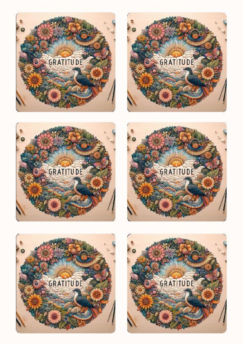 Gratitude Stickers for Journals, Planners, Mindfulness, Self-care, and ...