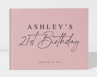 Birthday Guest Book - Etsy