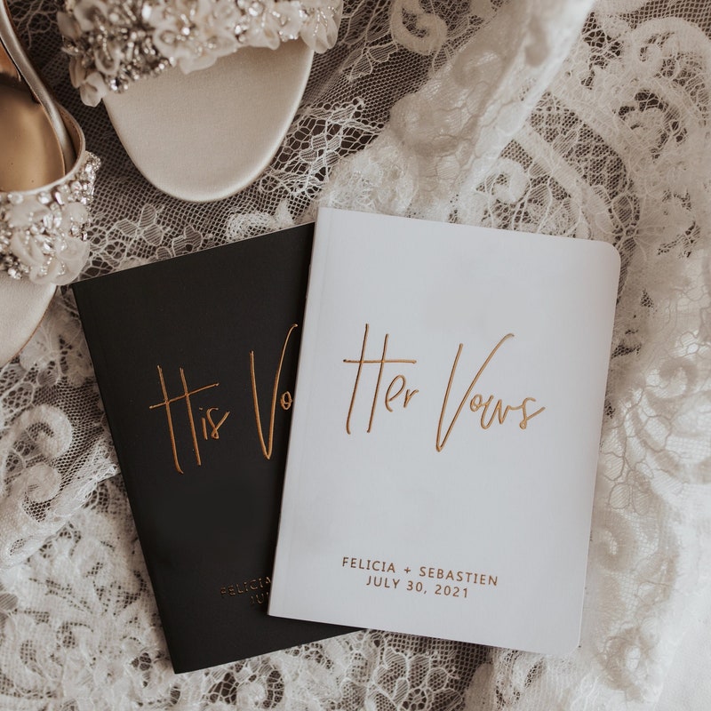Vows Booklet - Etsy