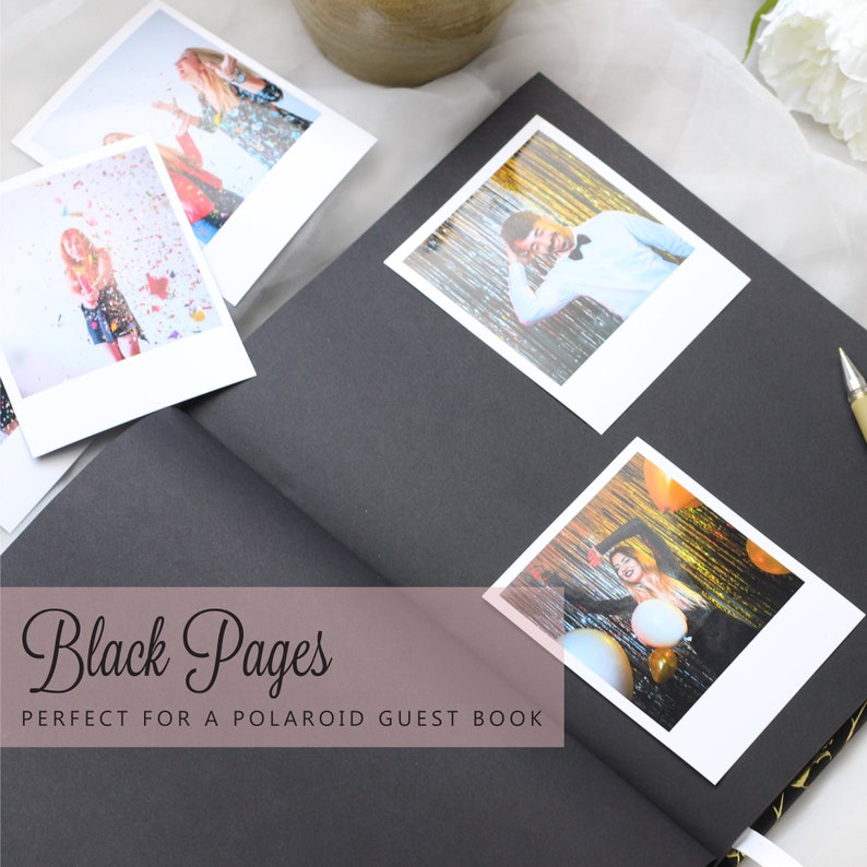 Personalized Wedding Guest Book, Garden Wedding Reception Sign in Album ...