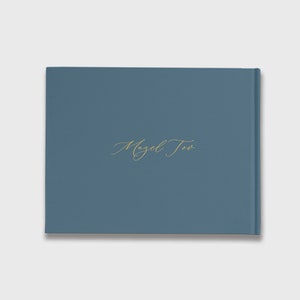 Bar Mitzvah Guest Book | Star of David Guest Book | Slate and Gold Foil ...