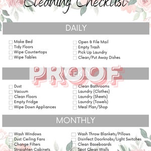 Custom Checklist - Etsy