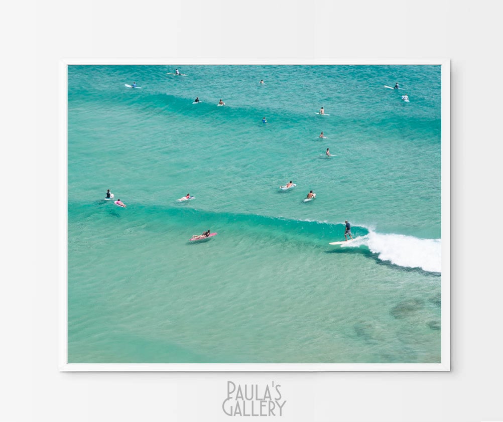 Set of 6 Surf Prints, Surf Art, Surfing Wall Art, Surf Poster ...