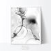 Black White Alcohol Ink Print Abstract Painting Printable - Etsy