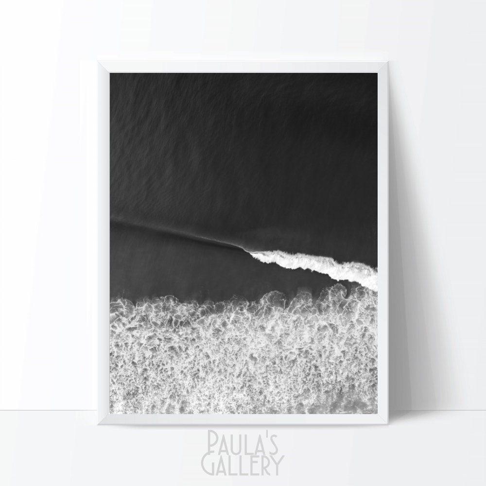 Set of 6 Wave Prints Surf Photography Wall Art Ocean Poster - Etsy