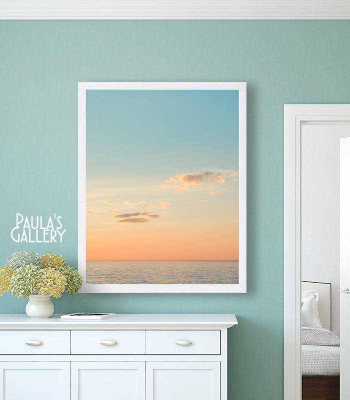 Sunset Photo, Sunset Print, Sunset Photgraphy, Ocean Wall Art, Seascape ...