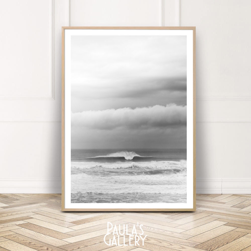 Ocean Print Ocean Wall Art Big Wave Photography Coastal - Etsy