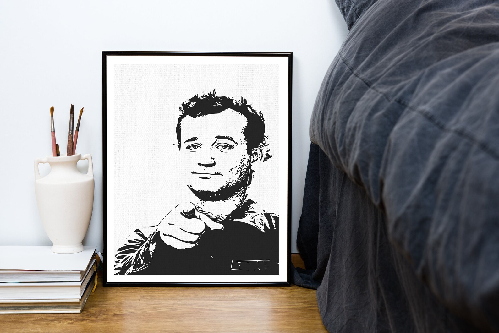 Bill Murray Print Poster Celebrity Portrait Wall Art - Etsy