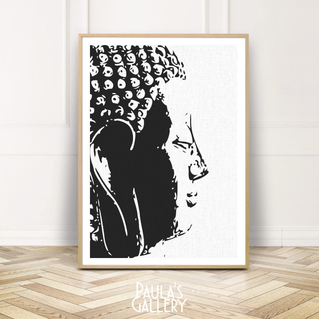 Buddah Poster, Buddah Print Wall Art, Housewarming Gift, Printable ...
