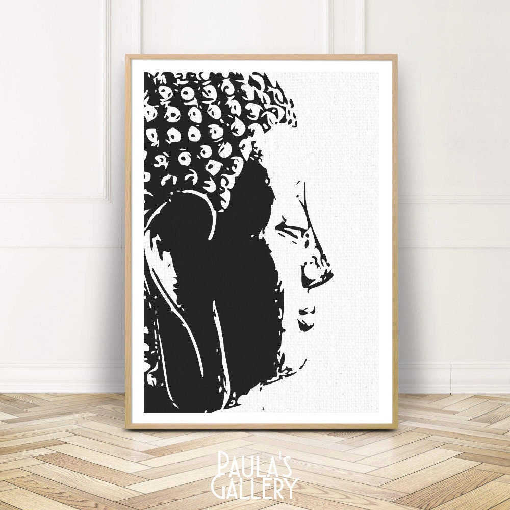 Buddah Poster Buddah Print Wall Art Housewarming Gift | Etsy